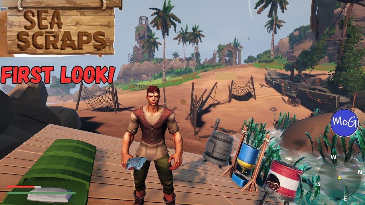 New Raft Inspired Open World Ocean Survival Game! | Sea Scraps First ...