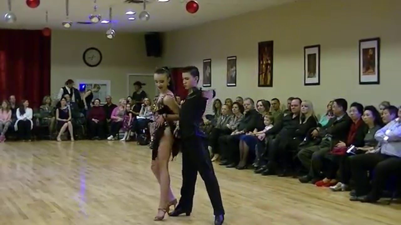 Dance With Us Ottawa, Christmas Party, Cristina and Mark, December 05, 2015 - YouTube
