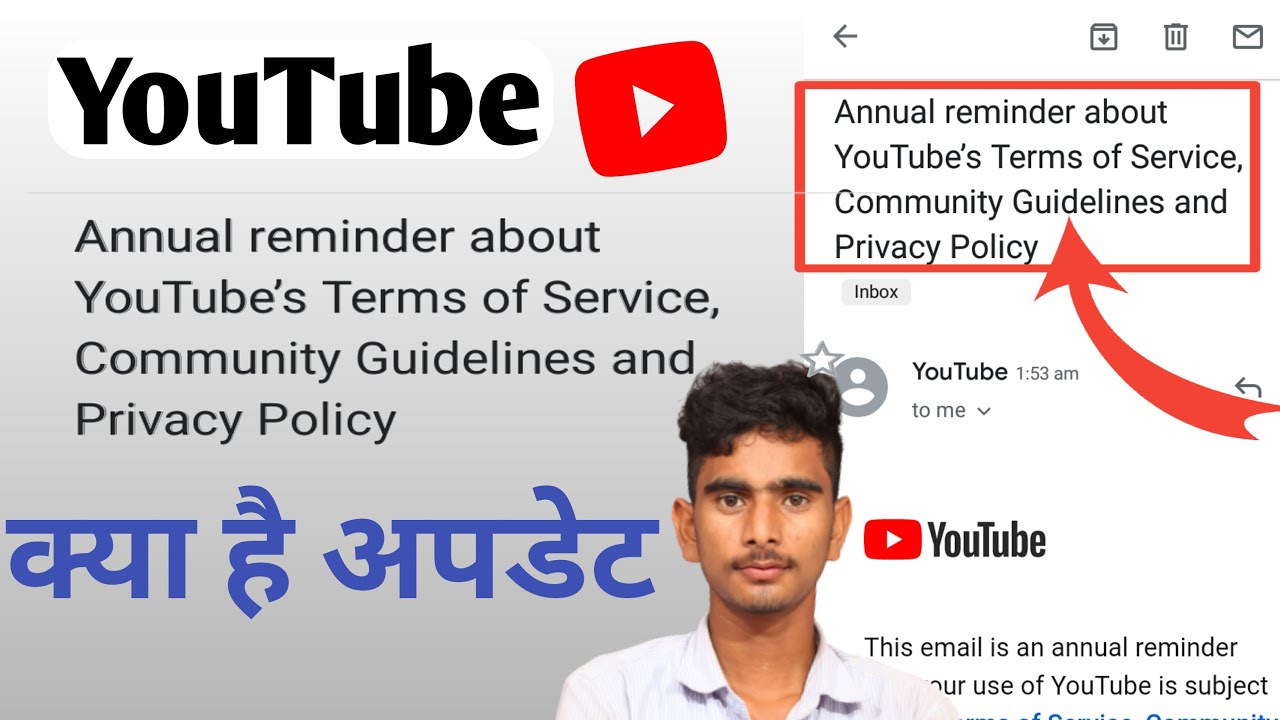 Alert 🤔Annual reminder about YouTube’s Terms of Service, Community ...