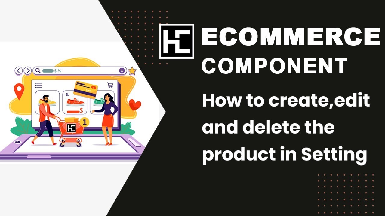 How to create, edit and delete the product in Setting - YouTube