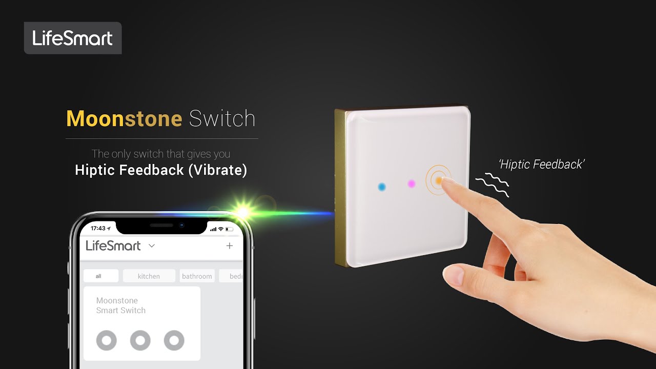 MoonStone Switch - Switch That Giving Vibration Response - YouTube