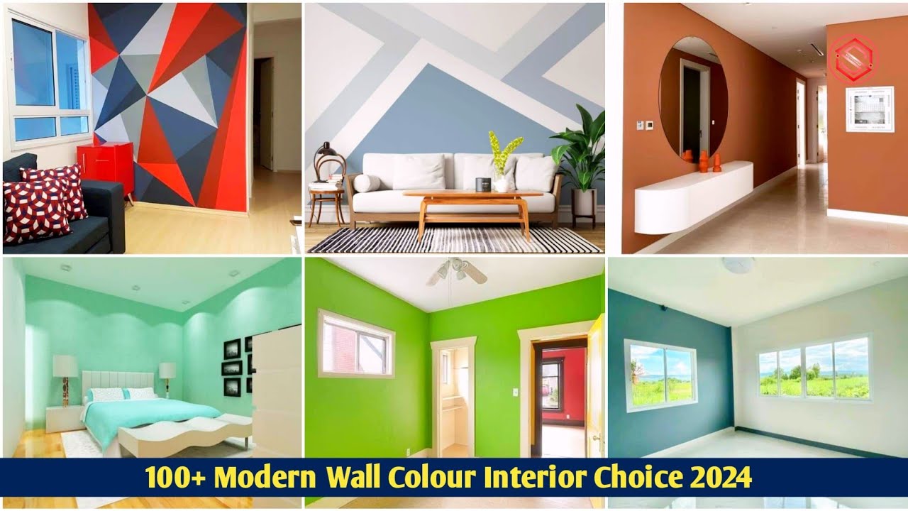 100+ Modern Wall Color Combinations 2024 Trends and Ideas - YouTube
