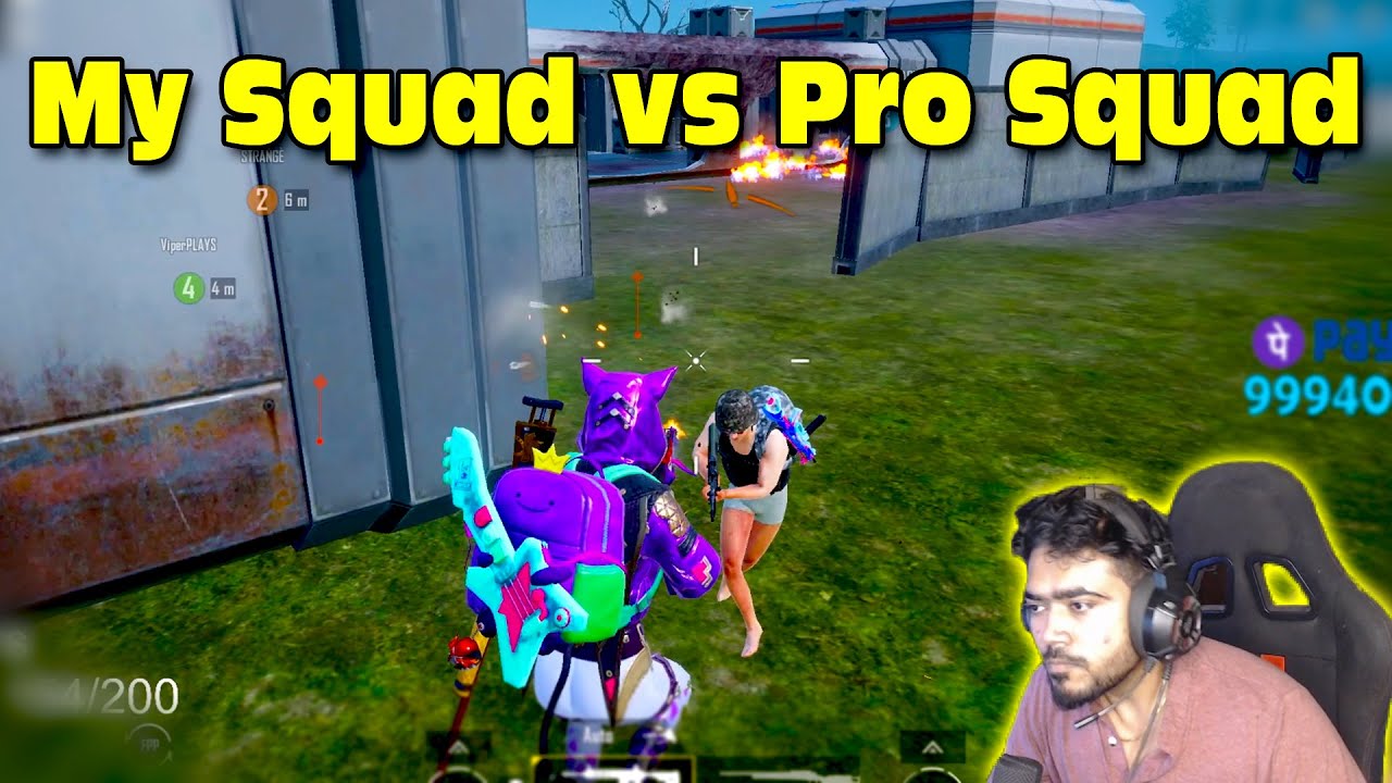 Full Aggressive Nail biting Fight between My Squad and Pro Squad ...