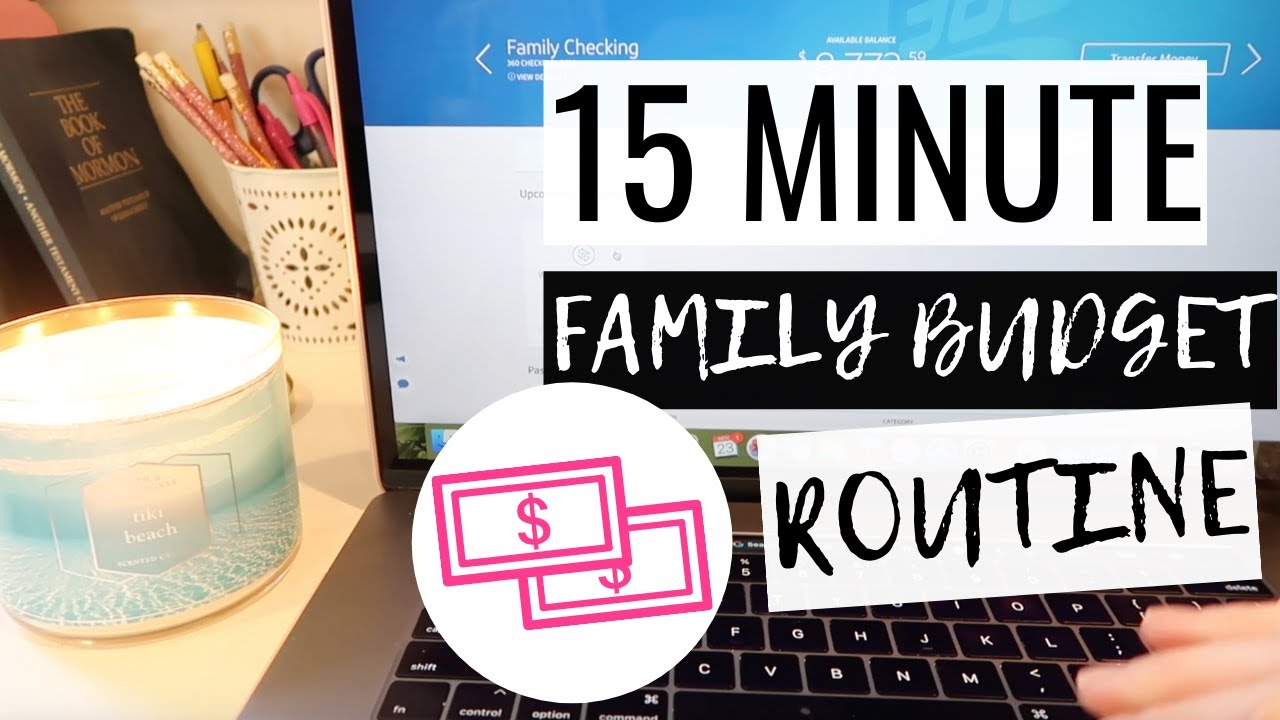 Our 15 Minute Budget Routine | How to Budget as a Family - YouTube