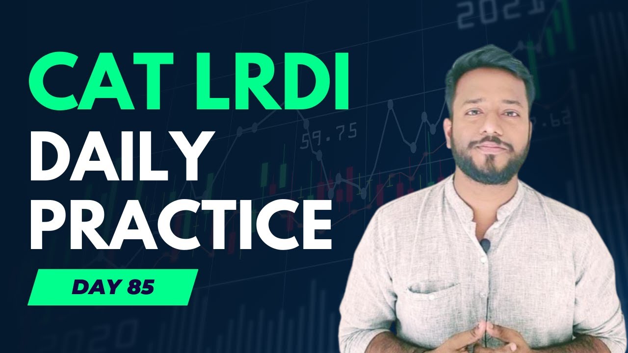 CAT 23 LRDI Daily Practice | Day 85 | LR (Moderate) #cat23 # ...
