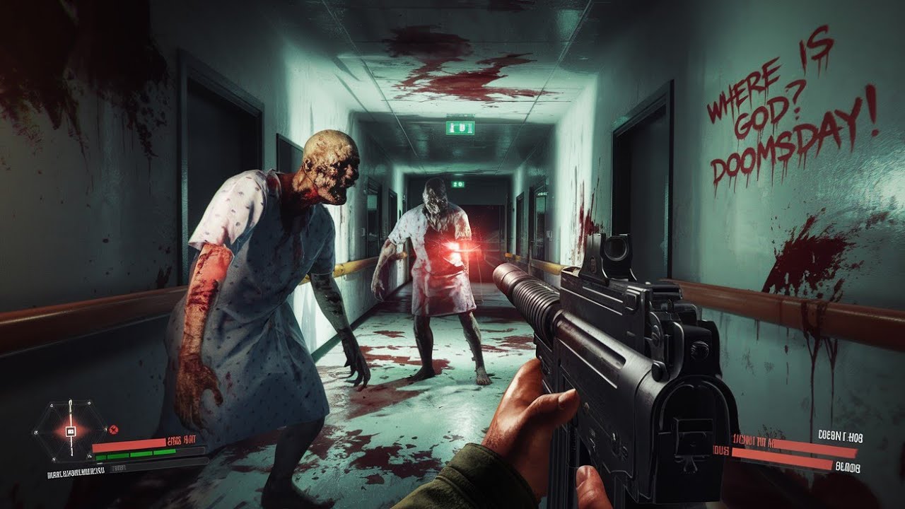 HAUNTED HOSPITAL NTED HOSPITAL ZOMBIE SURVIVAL! FACING DOOM WITH MP5! 🎮 ...