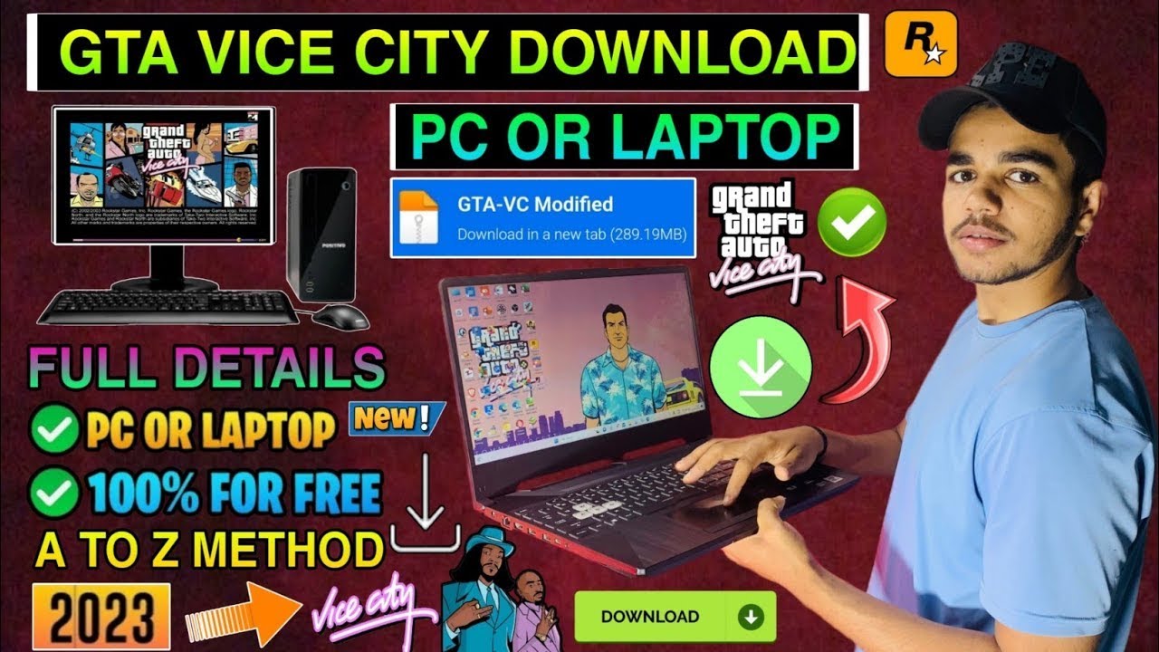 gta vice city download install pc - YouTube