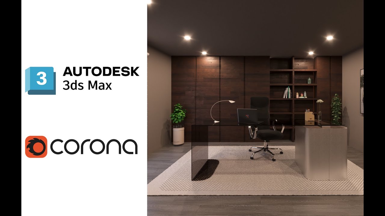 Office interior design |3ds Max Interior Modeling | From Zero To Hero - YouTube