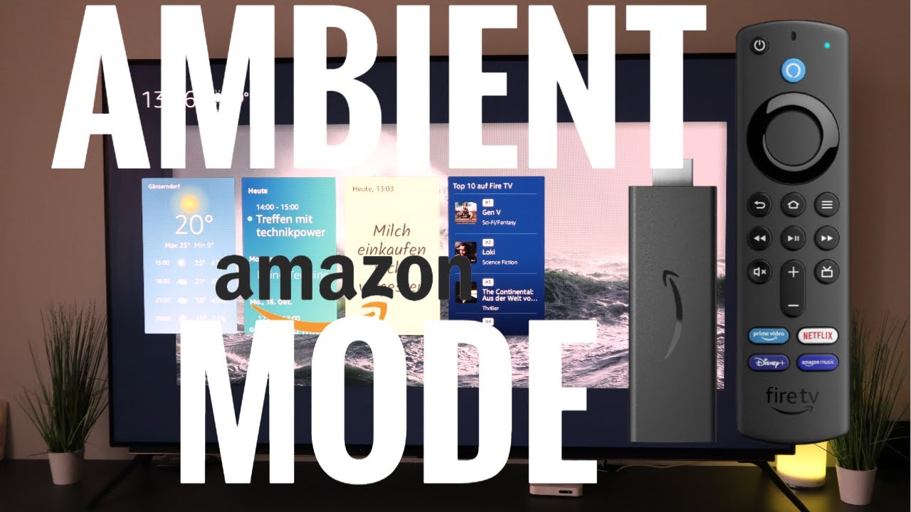 How to Enable Ambient Mode on AMAZON FIRE TV STICK - YouTube