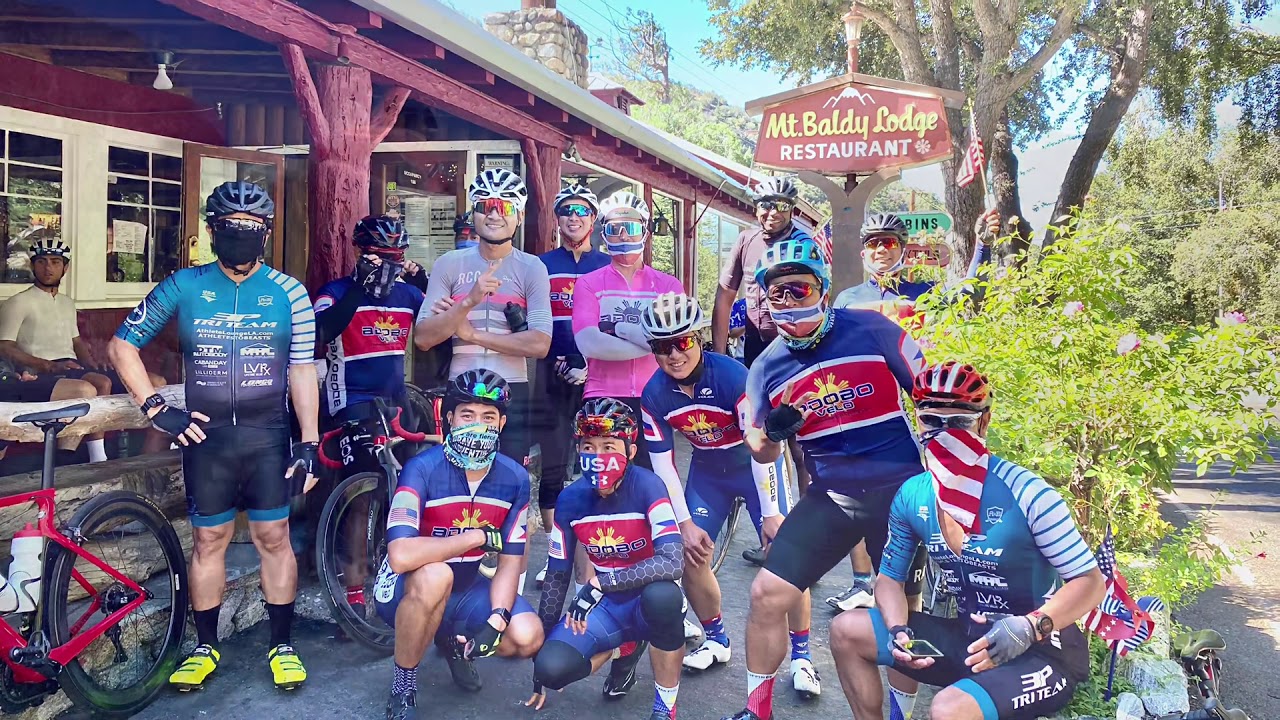 Fourth of July 2020 Adobo Velo 3P Tri Team Ride to Mt Baldy - YouTube
