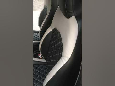Renault triber full bucket customised car seat cover at Shanti automax dabri Delhi - YouTube