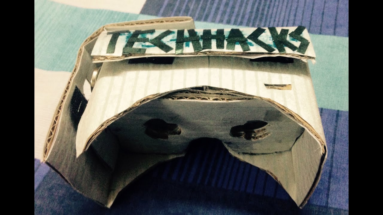 How to Make a Google cardboard (DIY) - YouTube
