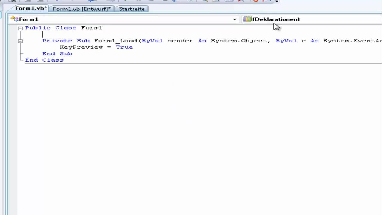 Visual Basic 08 How to use KeyCode - YouTube