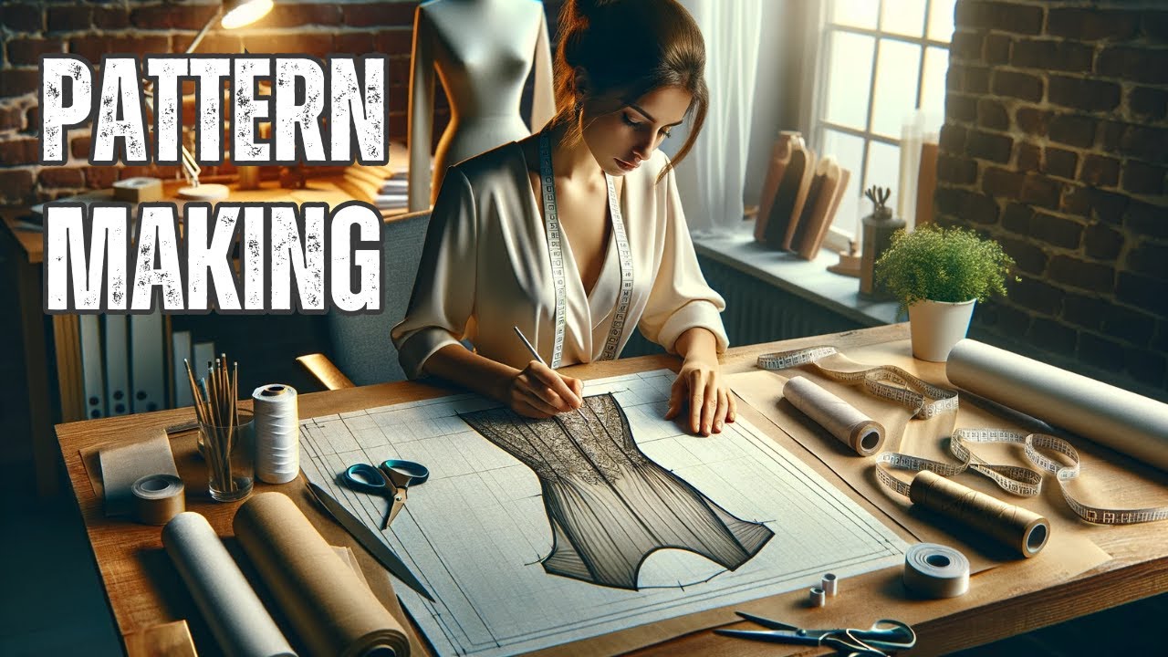 Ep3 - creating a paper pattern and sewing a toile || sewing a 1930s ...