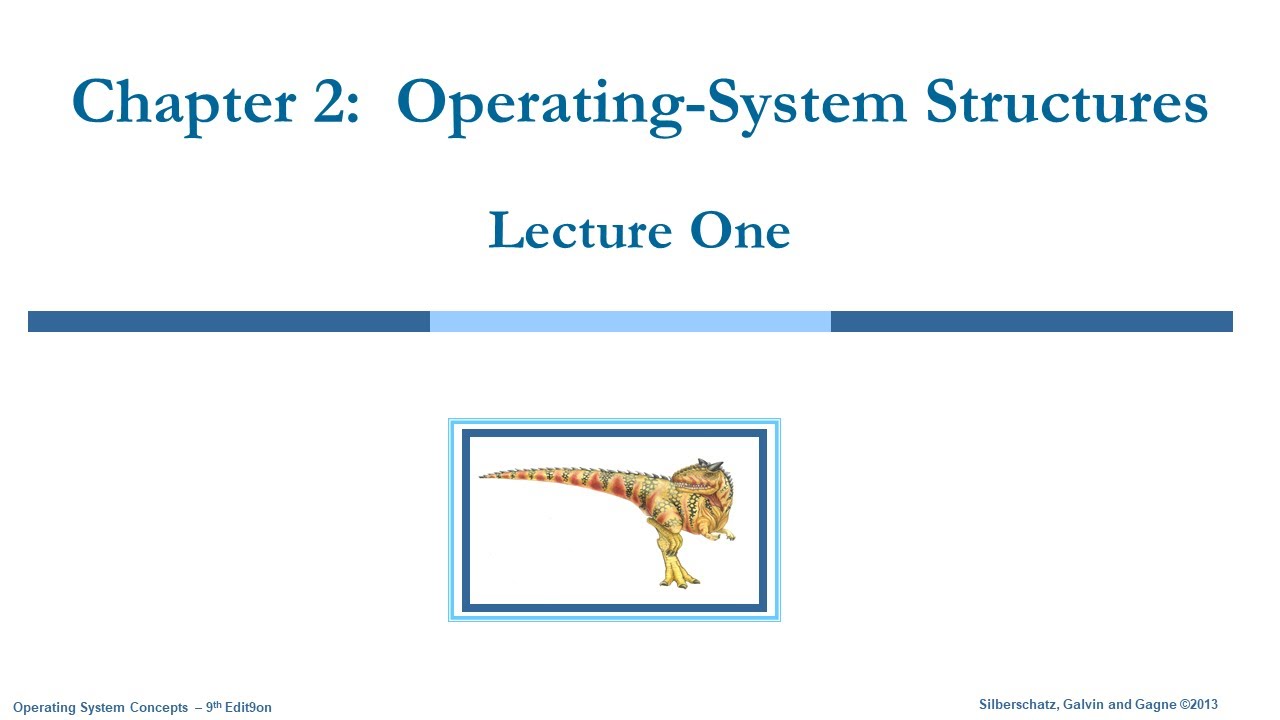 Operating System. Ch02. Lecture 01. - YouTube