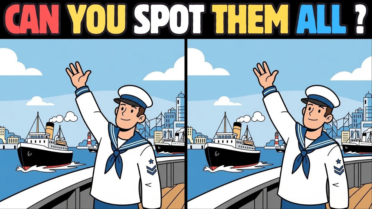 Spot the Difference - Classic Puzzle Compilation - YouTube