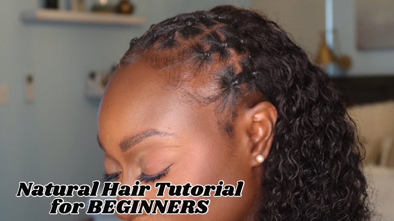 EASY Natural Hair Tutorial for BEGINNERS! - YouTube