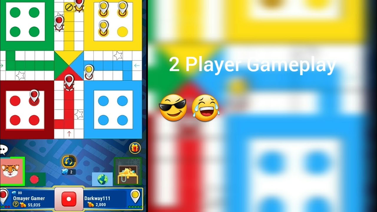 Ludo King 2 Players Gameplay | Ludo Game 2 Player | Ludo Gameplay ...