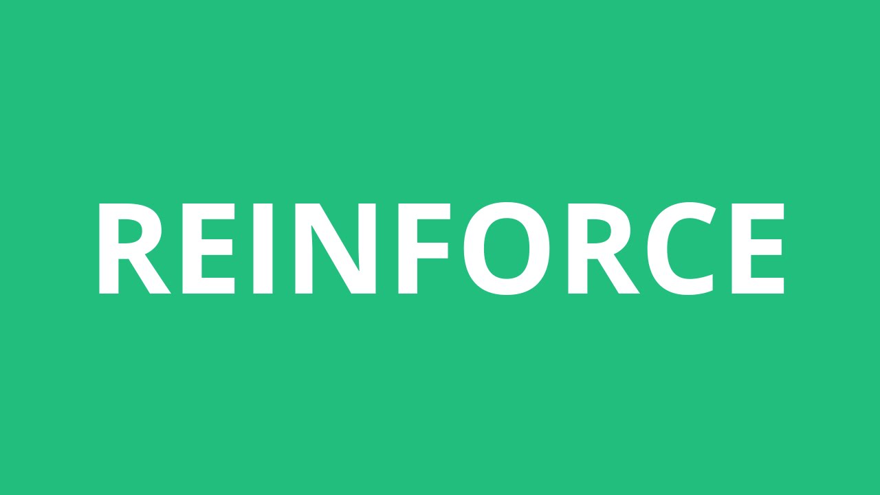 How To Pronounce Reinforce - Pronunciation Academy - YouTube