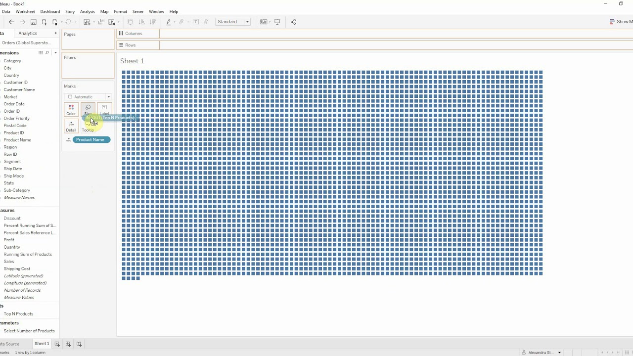 Creati Two Color Pareto – Tableau Software - Skill Pill - YouTube