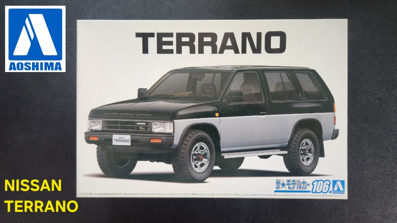 AOSHIMA Nissan Terrano D21 V6-3000 R3M ’91 Unboxing | 1/24 Scale ...