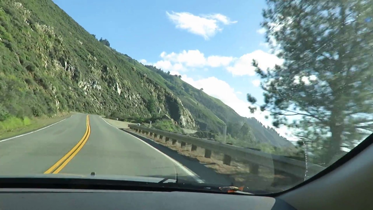 Driving on Highway 1 - Big Sur Coast, California - YouTube