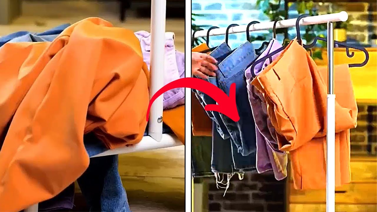 8 Life Hacks for Folding Clothes Properly | DIY Home Projects #22 - YouTube
