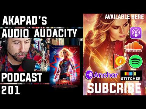 THE CONTROVERSIAL CAPTAIN MARVEL #201 AKAPAD's AUDIO AUDACITY PODCAST