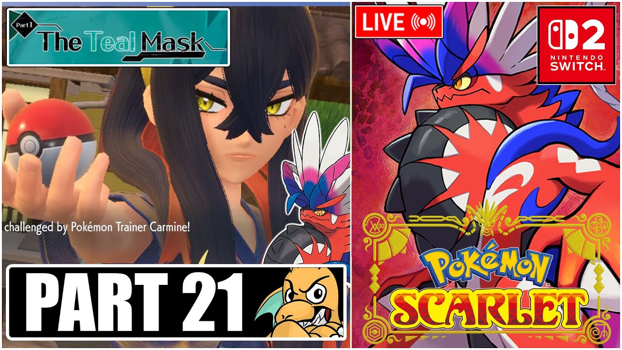 Pokemon Scarlet Nuzlocke Part 21 - Clapping Carmine With Koraidon ...
