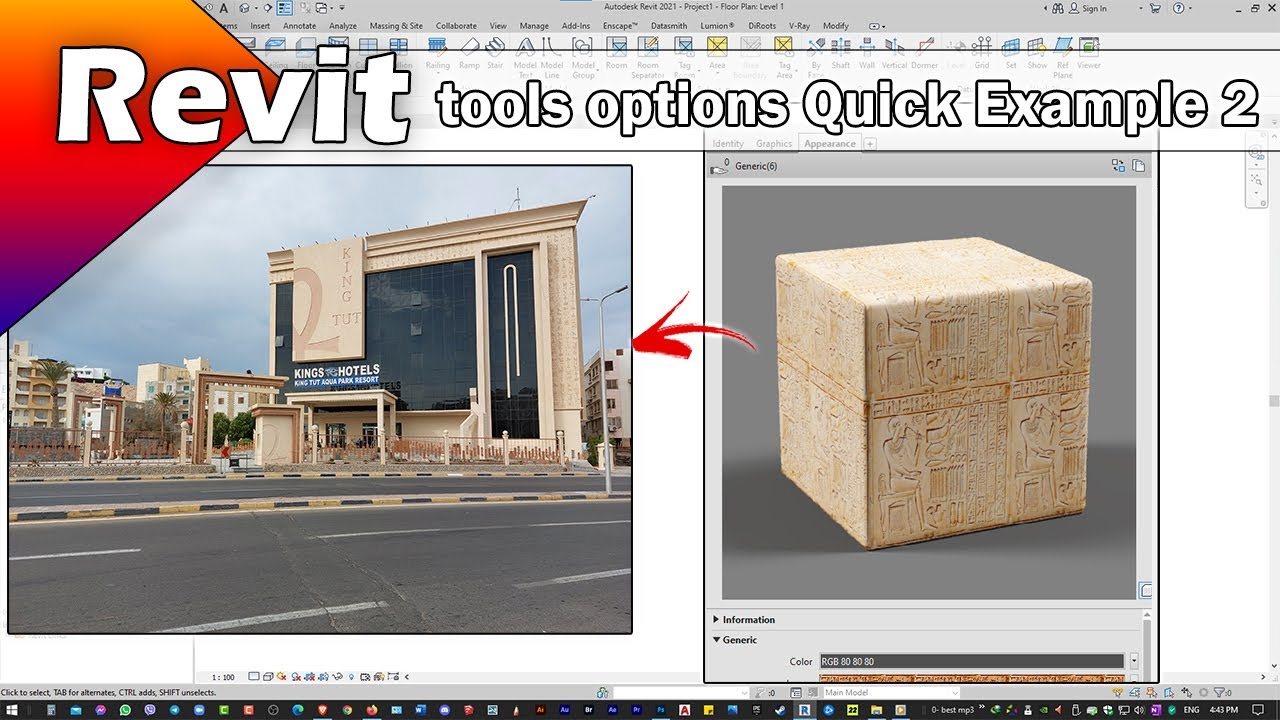 Revit (tools options) Quick Example 2 - YouTube