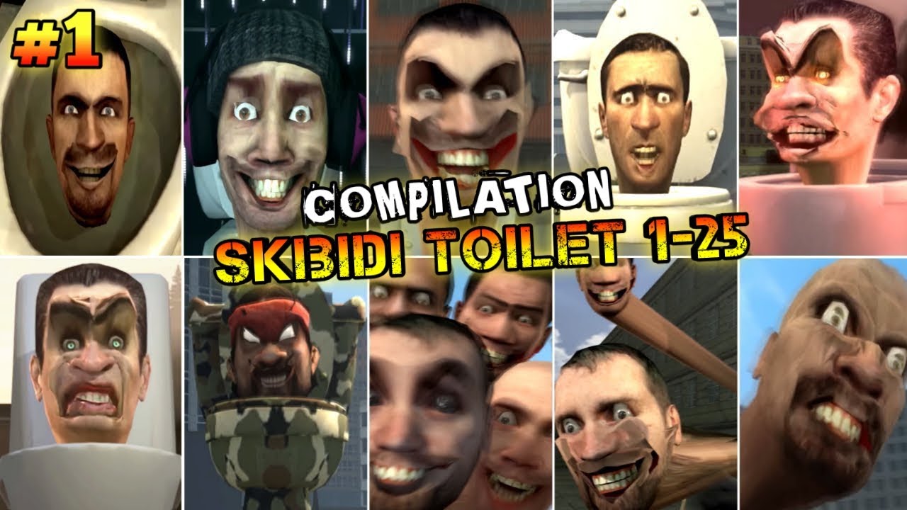 Skibidi Toilet 1 25 All Seasons (all episodes) - YouTube