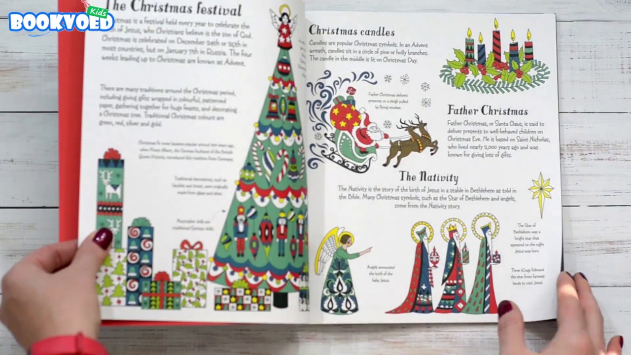Christmas patterns to colour Usborne - YouTube