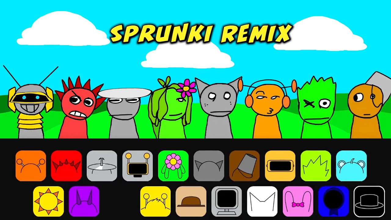 Incredibox Sprunki Remix | Phase 1 to Phase 8 (NEW Phases) I created a ...
