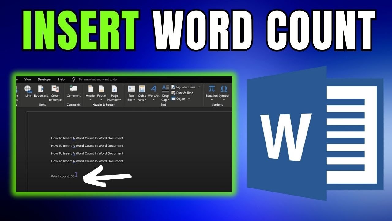 Want to Boost Productivity? Learn How to Insert Word Count in Word NOW ...