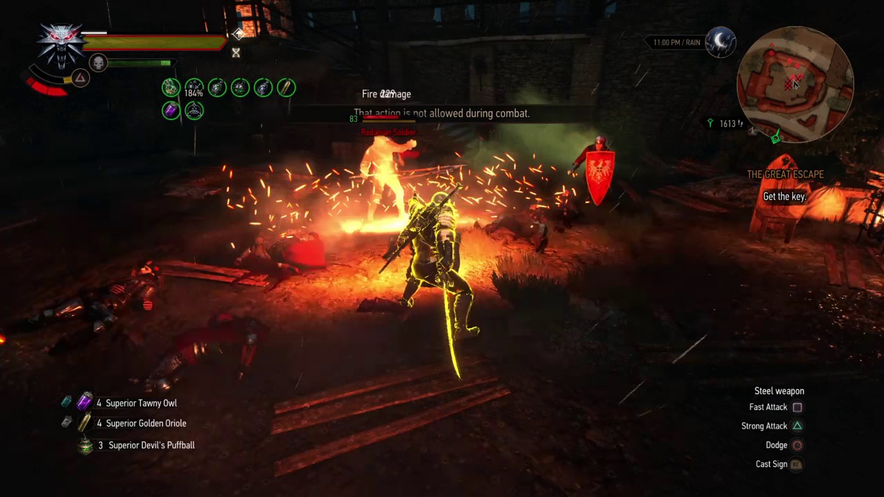 The Witcher 3: Wild Hunt Great Sun Armour Golden Warrior - YouTube