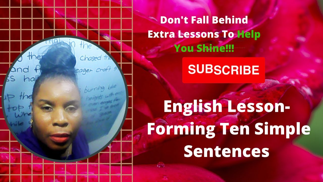 English Lesson - Forming Simple Sentences...10 Simple Sentences #173 ...