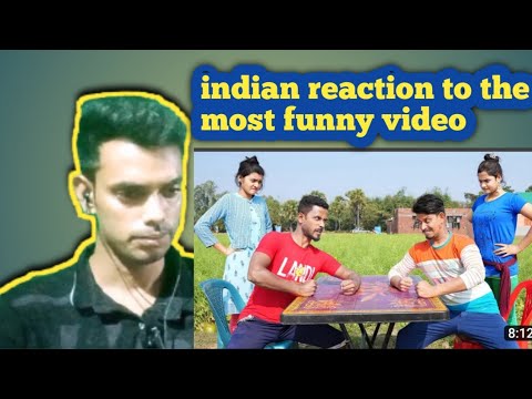 indian reaction to the most funny video#sk real reaction wala - YouTube