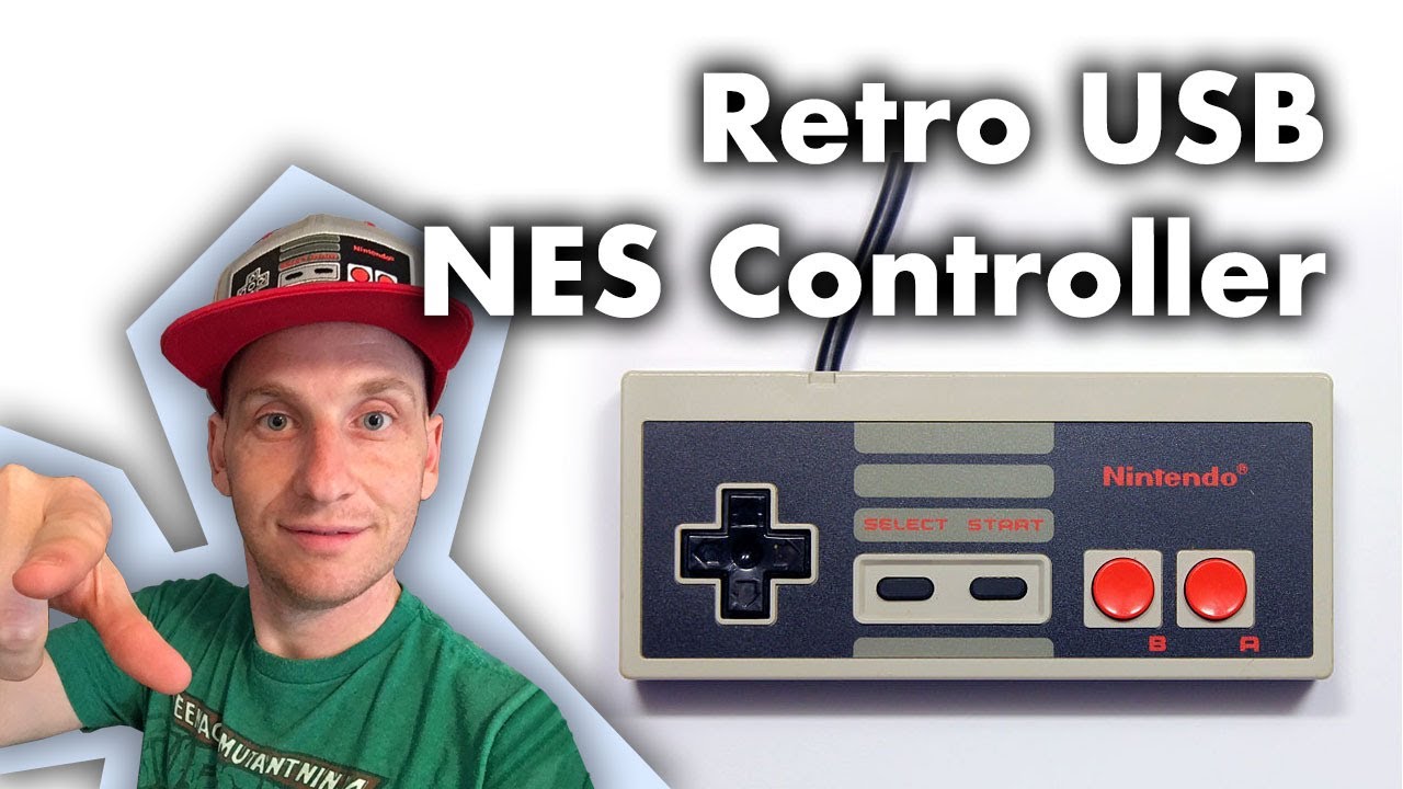 Retro USB NES Controller to USB Cable - YouTube