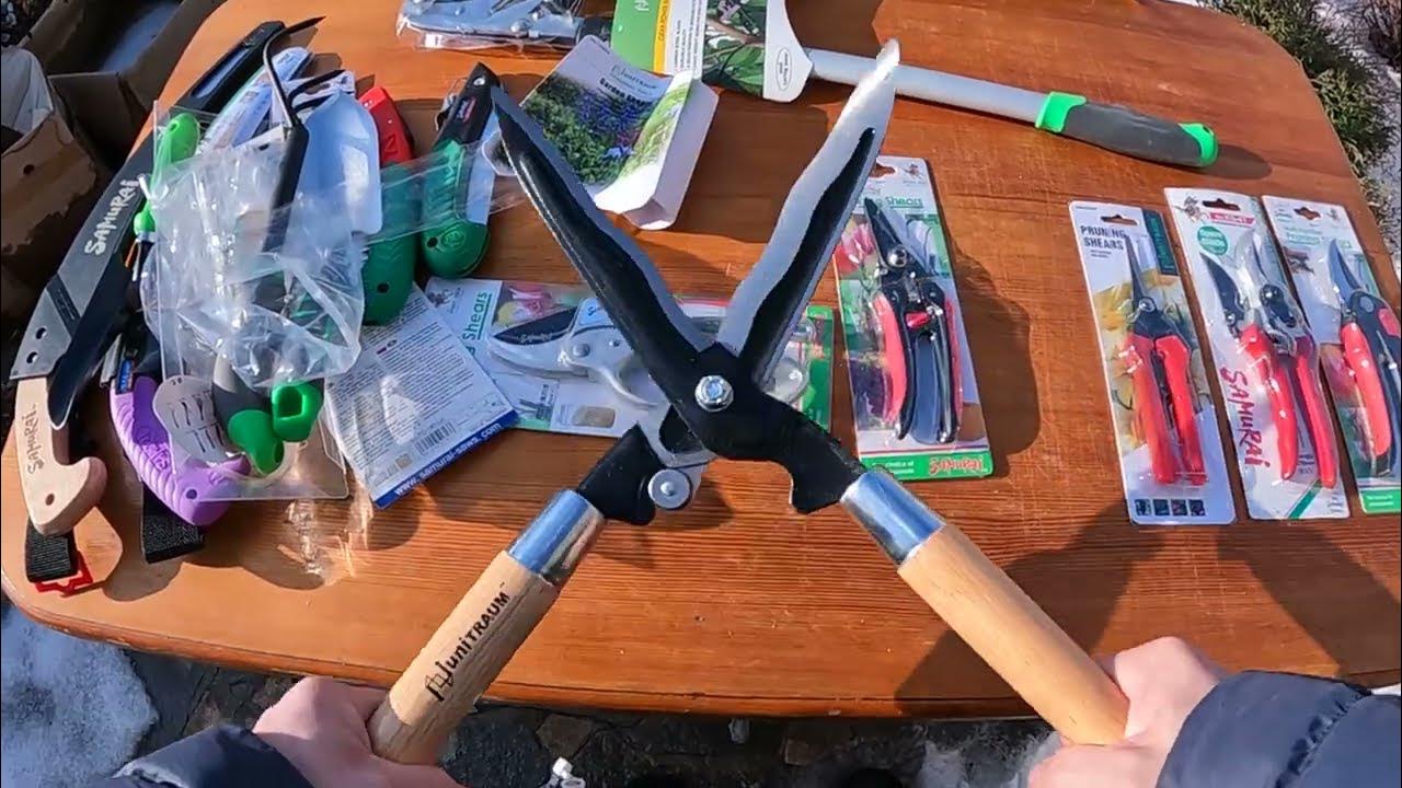 Японские секаторы Самурай садовые ножницы, грабли, лопатки, пила ...