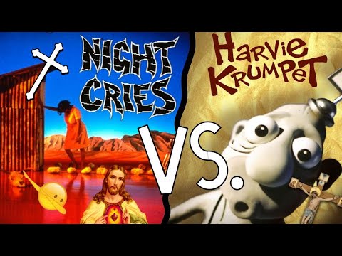 Religious imagery used for comedy vs. drama (Harvie Krumpet VS  Night Cries: a Rural Tragedy)