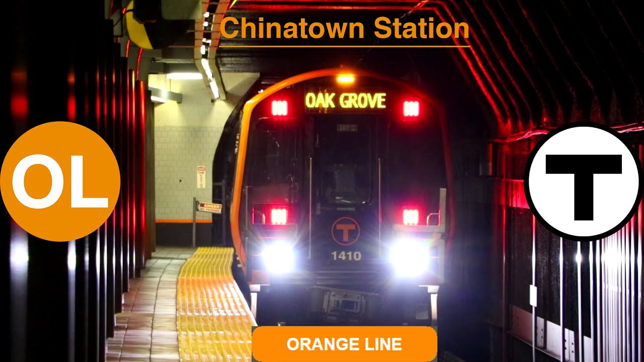 Massachusetts Bay Transportation Authority "The T" : Chinatown Station ...