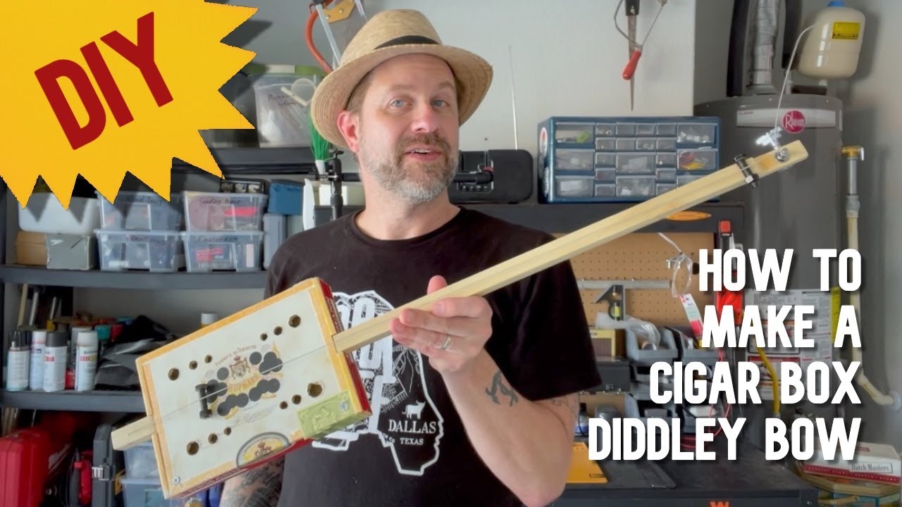 How To Build a Diddley Bow with Minimal Tools - YouTube