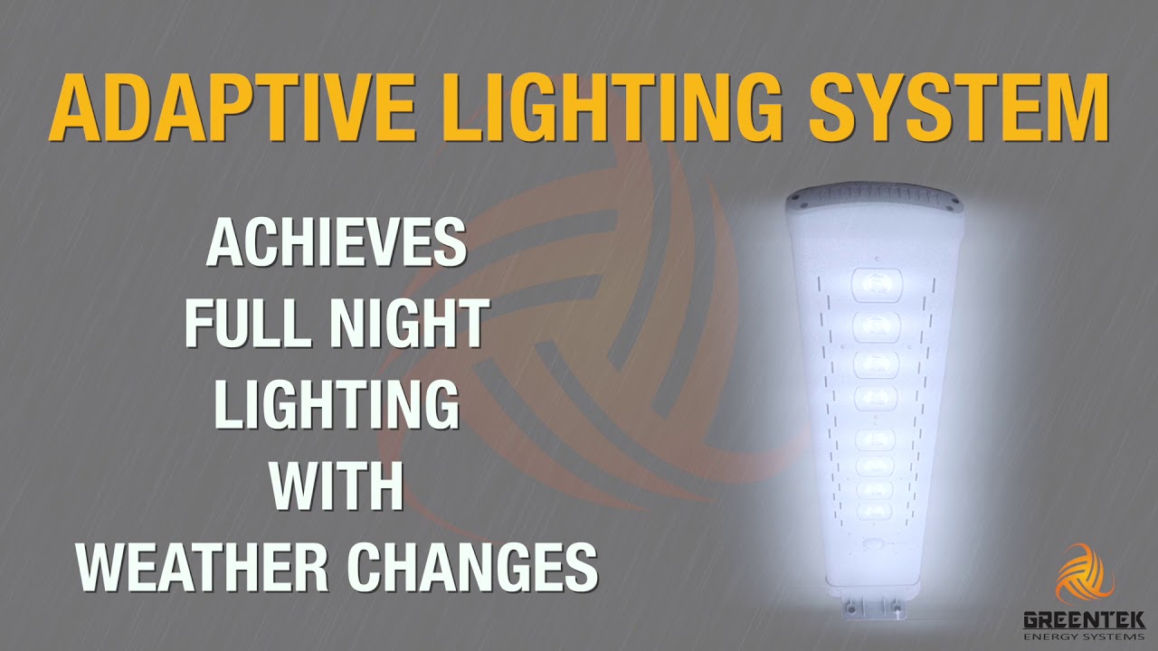 LED Solar Street Light - Apollo Series - 4500LM - Greentek Energy ...