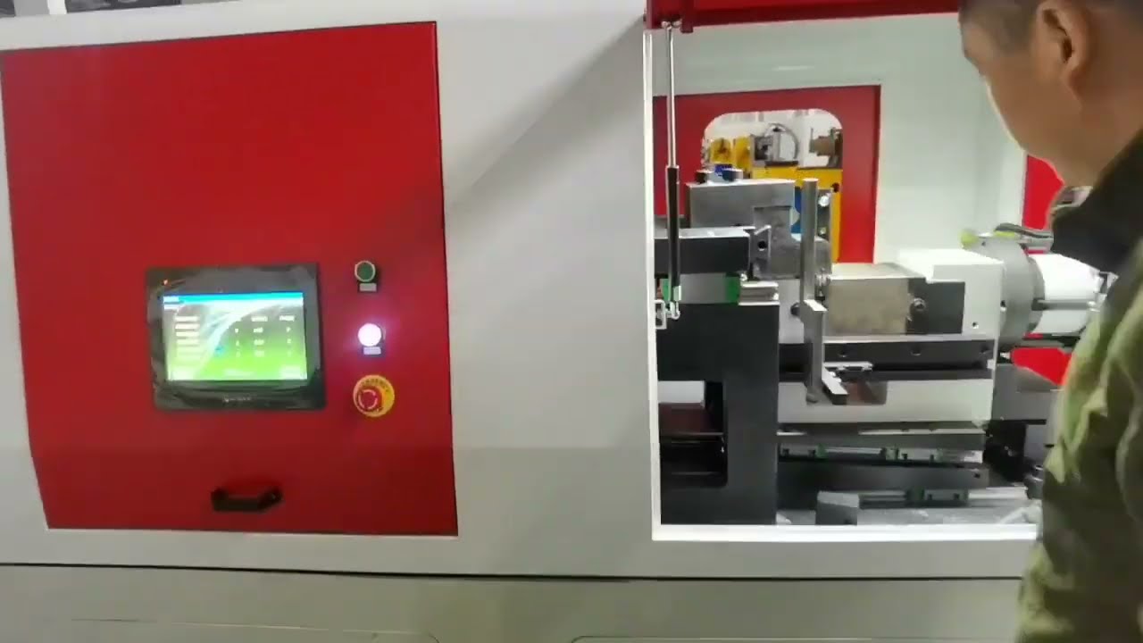 Headrest Notching Machine - YouTube