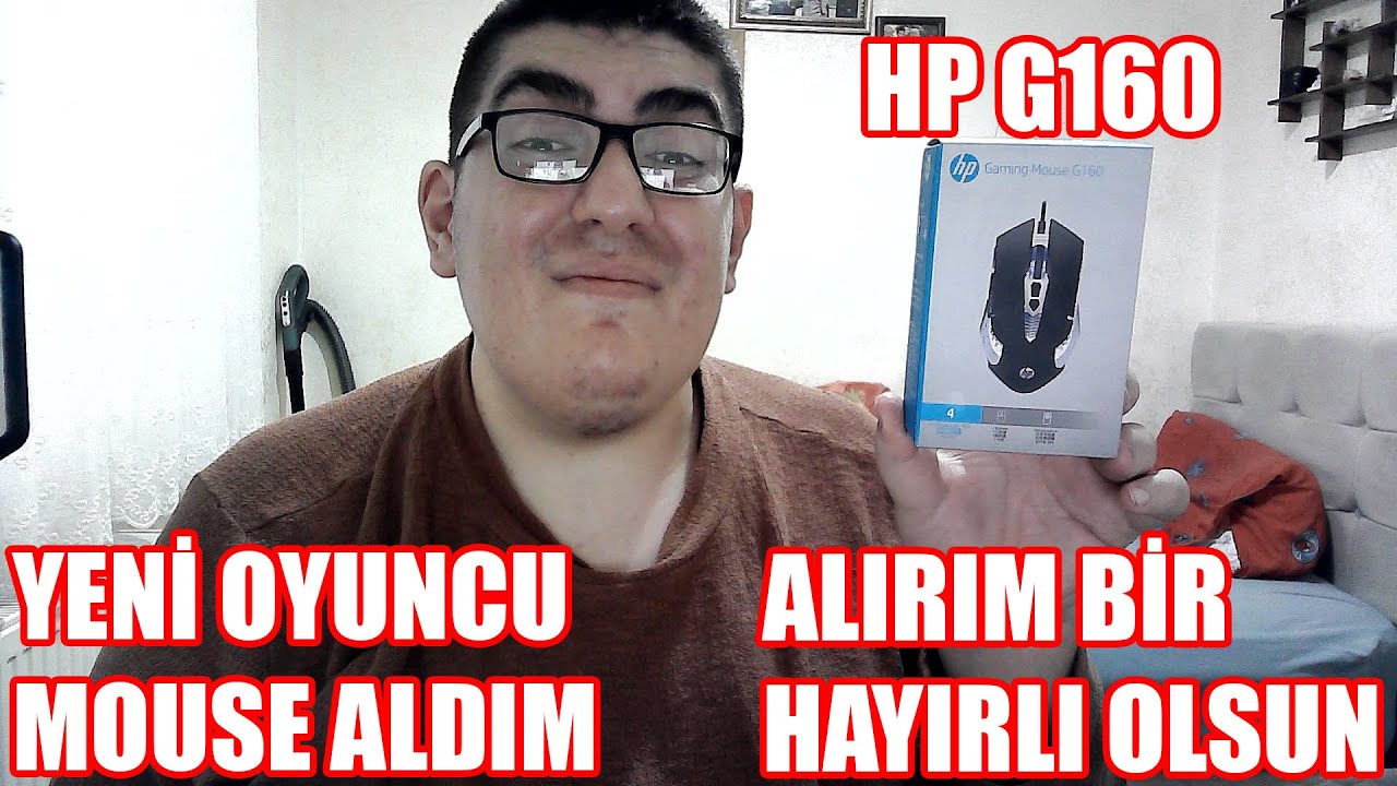 YENİ OYUNCU MOUSE ALIRIM BİR HAYIRLI OLSUN [ HP G160 GAMİNG MOUSE ...