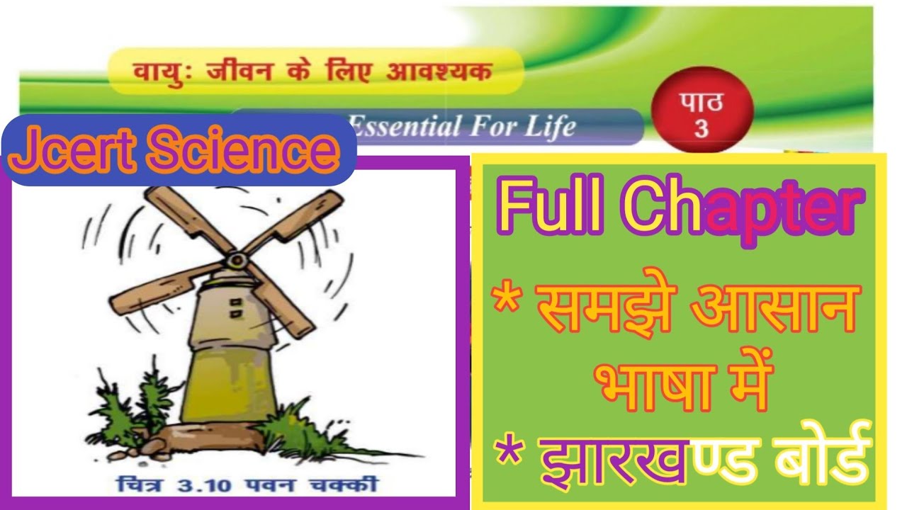Jcert class 6 science chapter 3 | class 6th वायु (air) | - YouTube