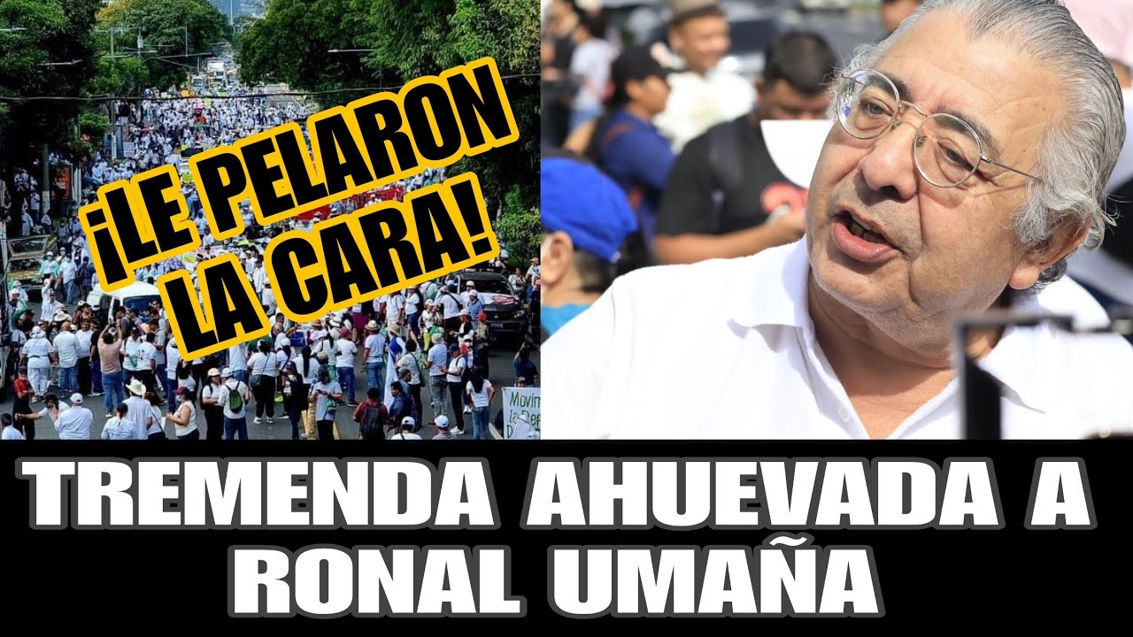 MEGA AHUEVADA A RONAL UMANA, LE PELARON LA CARA Y DESMIENTEN A CANAL 10 ...