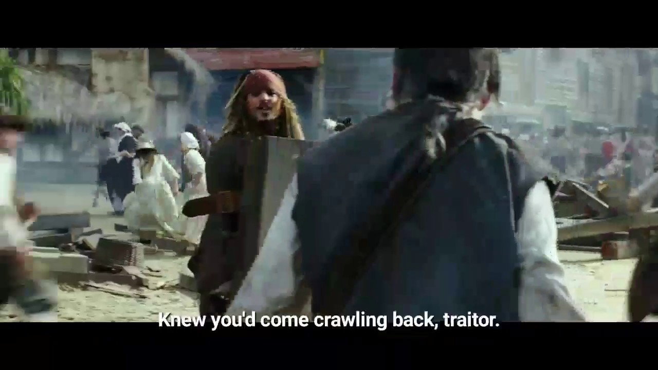 Joshamee Gibbs saves jack sparrow scene - Pirates of the Caribbean ...
