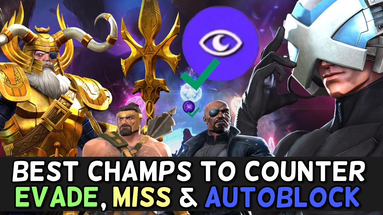 Best Champs To Counter Autoblock, Evade & Miss | True Buffs/Abilities ...