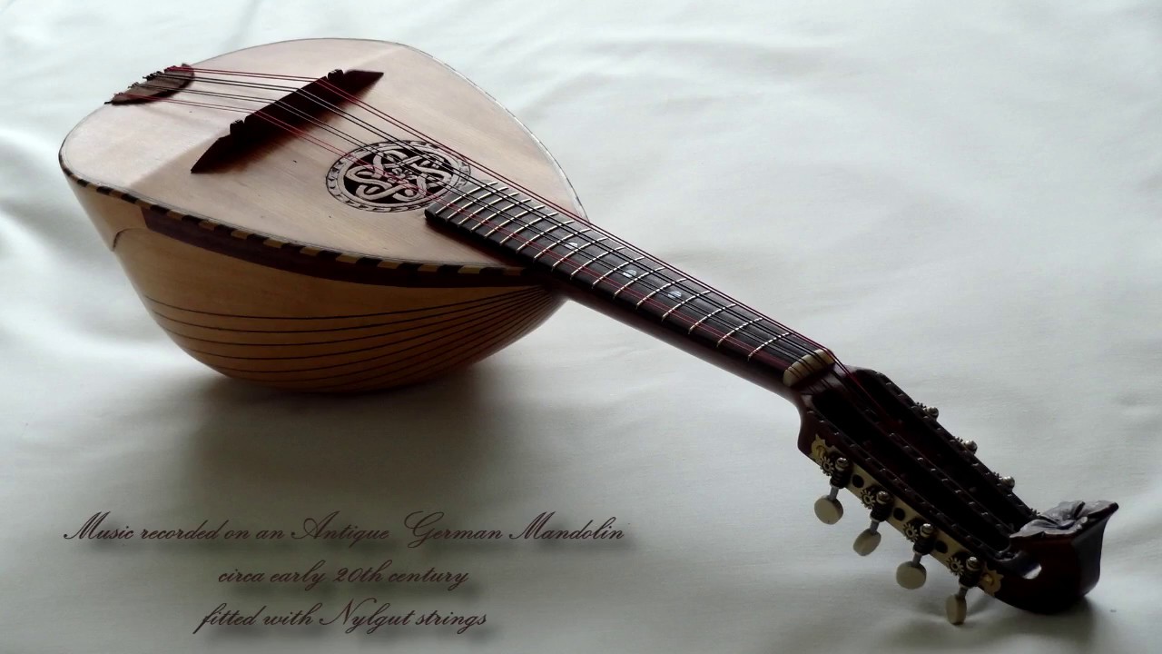 Polonez - played on Antique German Mandolin - YouTube